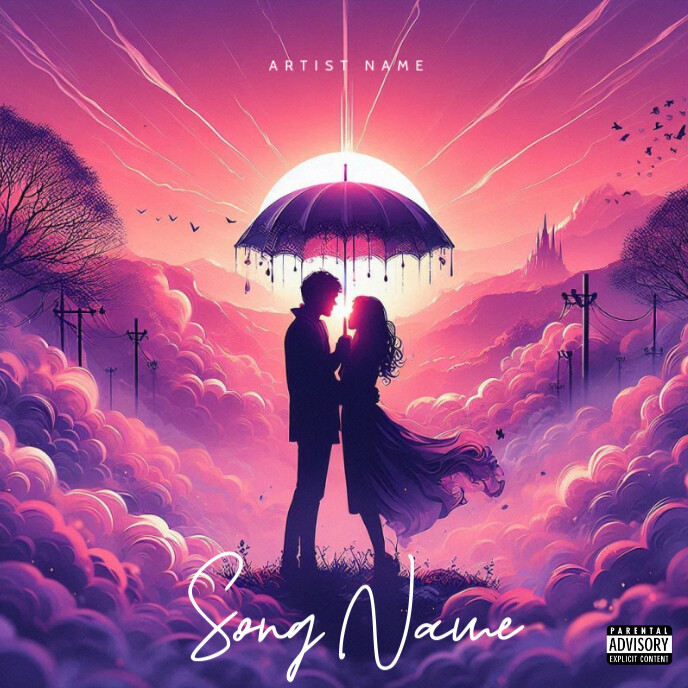 Couple Love Song Mixtape Album Cover Art Album Cover Template ...