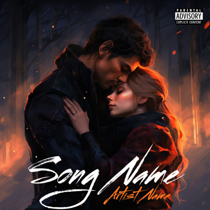 Copy of Couple Love Song Mixtape Cover Album Cover | PosterMyWall