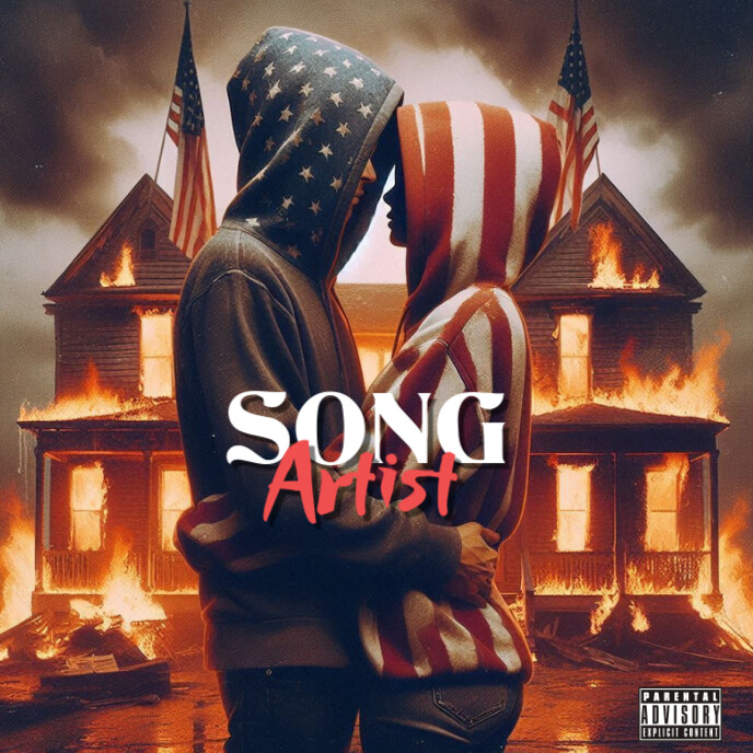 Couple love trending Mixtape cover album cover Template | PosterMyWall