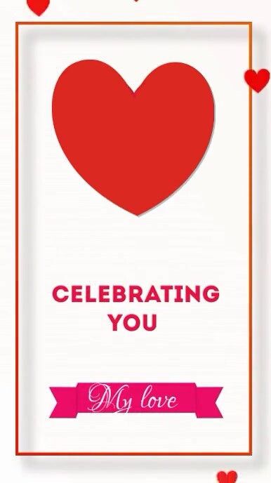 Couple love Valentine's celebration post Template | PosterMyWall