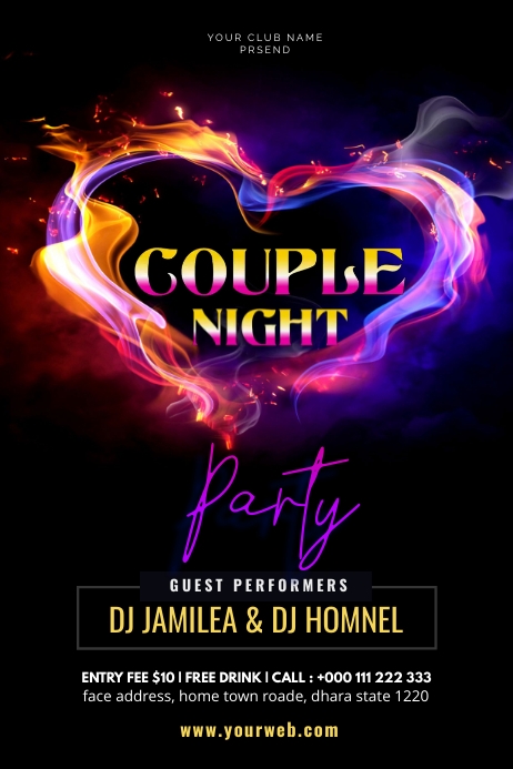 Copy of Couple Night Banner | PosterMyWall