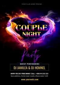 Couple Night Flyer Template | PosterMyWall