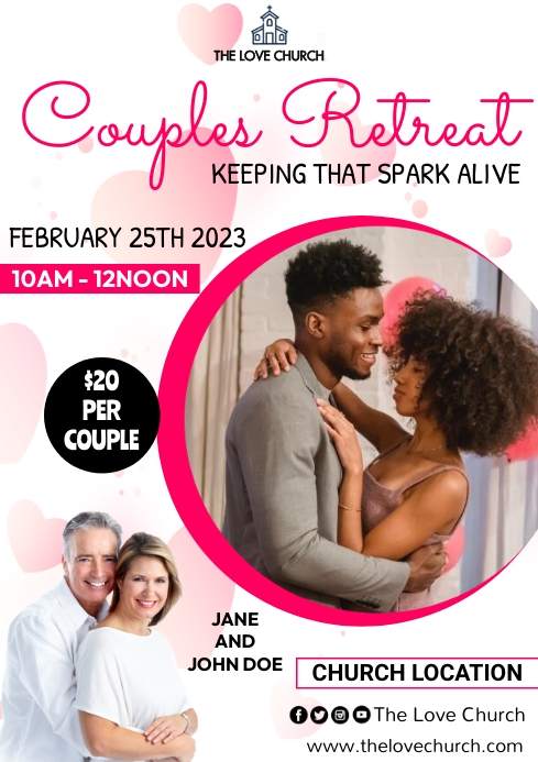 Couple Retreat Template | PosterMyWall