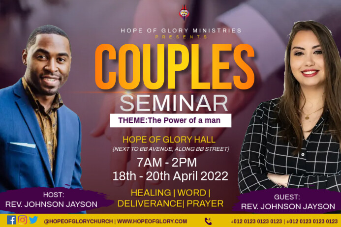 Plantilla de Seminario de | PosterMyWall