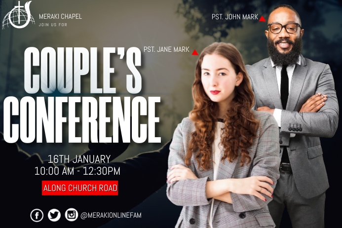Couples conference Template | PosterMyWall