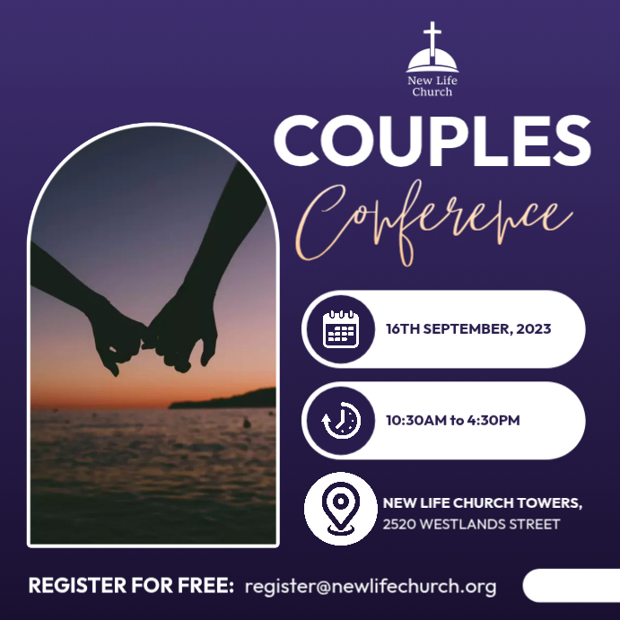 couples conference flyer template | PosterMyWall