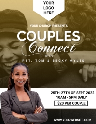 couples conference flyers Template | PosterMyWall