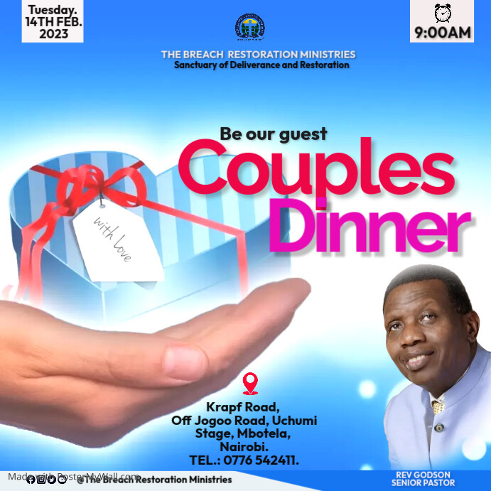 couples dinner Template | PosterMyWall
