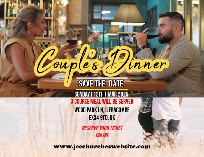 Copy of Couples Dinner flyer design (2) | PosterMyWall