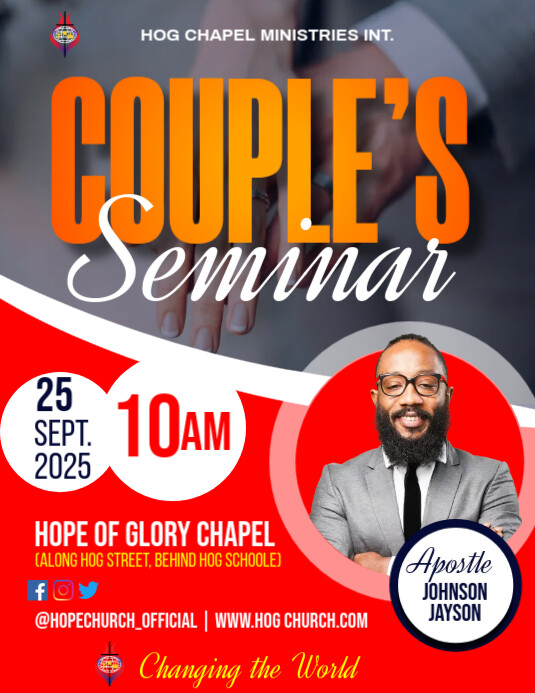 Couples seminar Template | PosterMyWall