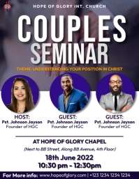 Couples seminar Template | PosterMyWall