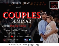 Couples seminar Template | PosterMyWall