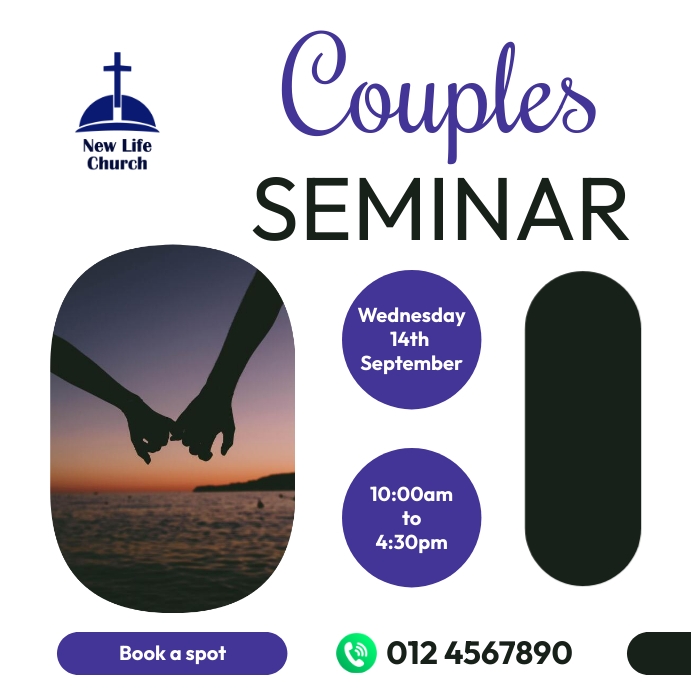 couples seminar flyer Templat | PosterMyWall