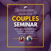 couples seminar flyer template | PosterMyWall
