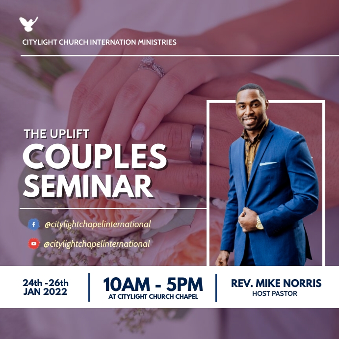 couples seminar flyer template | PosterMyWall