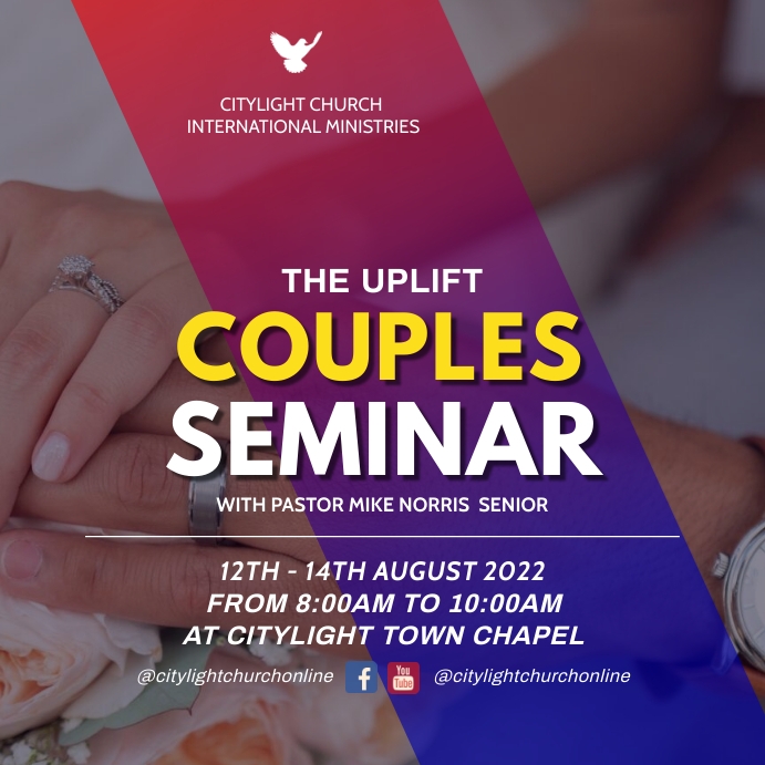 couples seminar flyer template | PosterMyWall