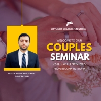 couples seminar flyer template | PosterMyWall