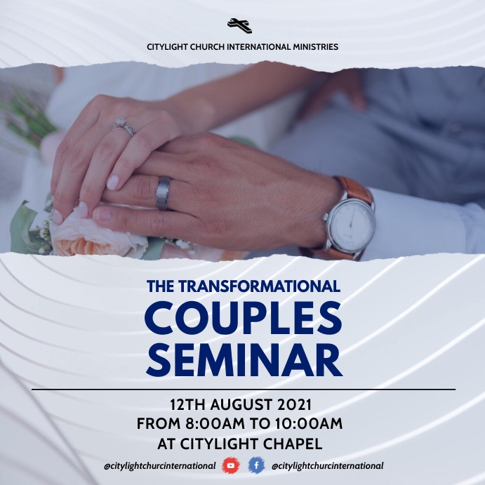 couples seminar flyer template | PosterMyWall