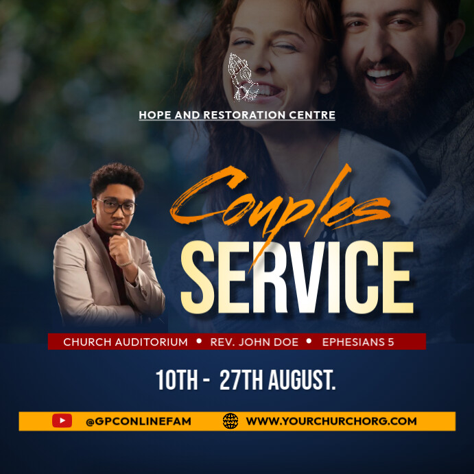 couples service Template | PosterMyWall