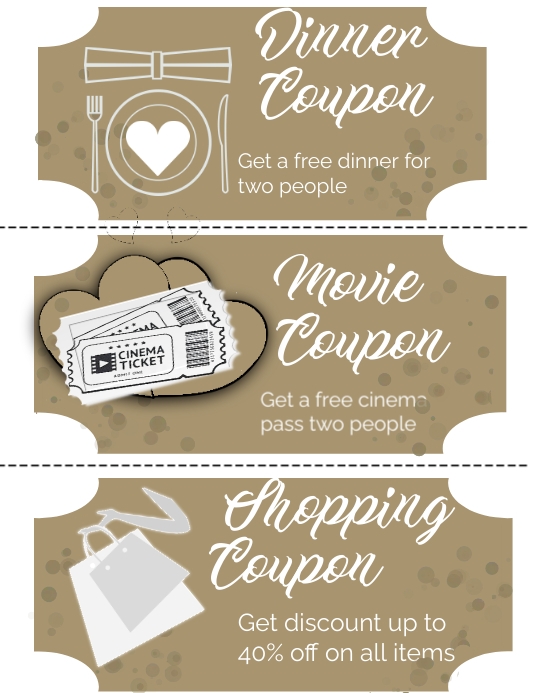 Coupon Template | PosterMyWall