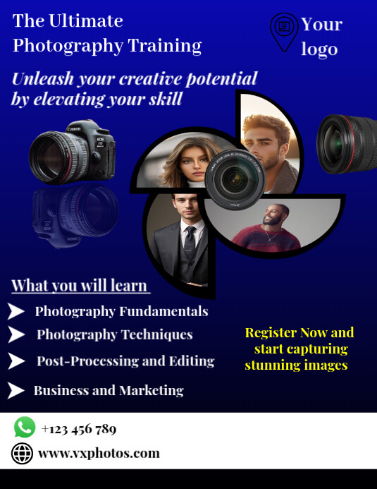 Course Advertising Template | PosterMyWall