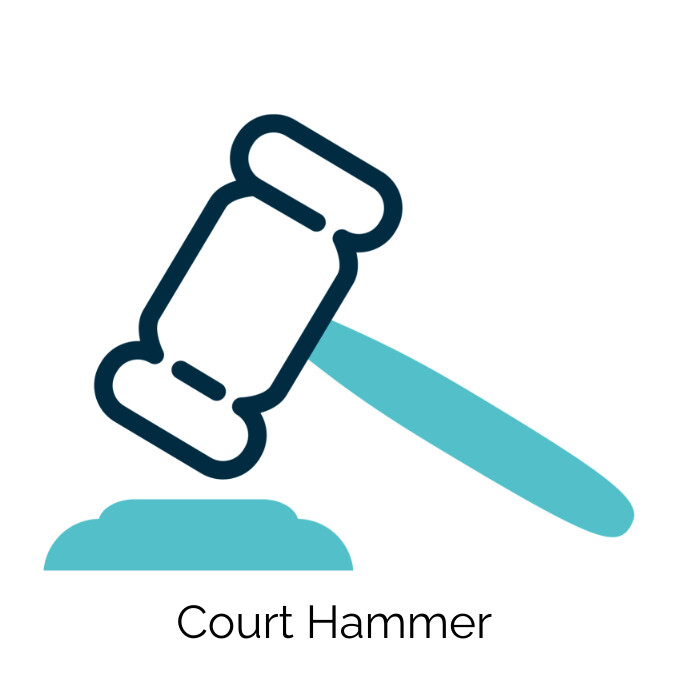 Court Hammer Template | PosterMyWall