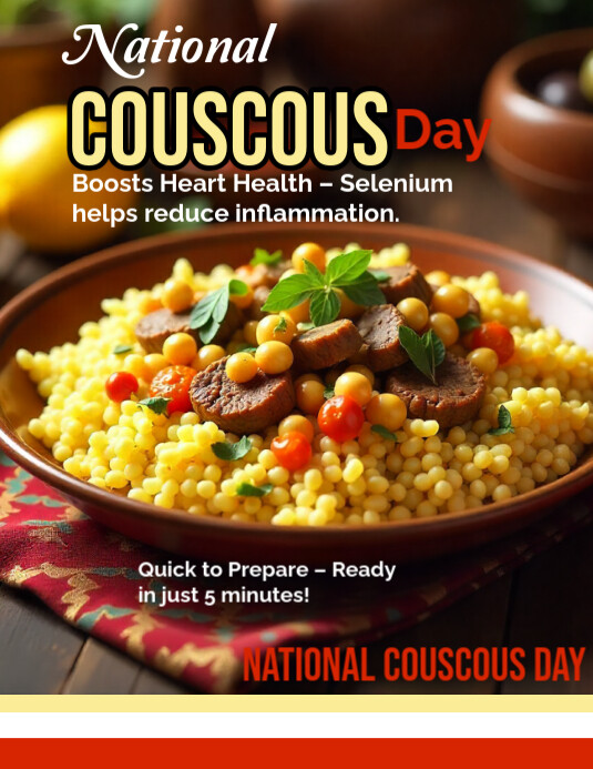 Copy of Couscous Day | PosterMyWall