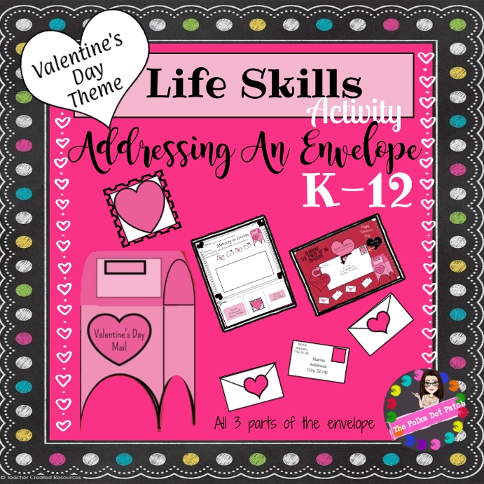 Copy of Cover Addressing an Envelope Valentine's | PosterMyWall