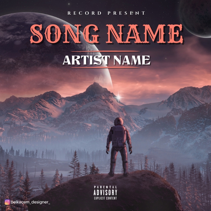 cover art album Template | PosterMyWall