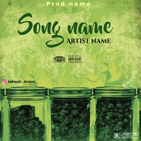 weed cover art by belkacem designer Template | PosterMyWall