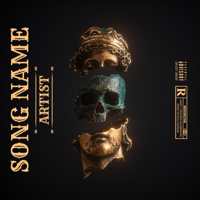 Copy of cover art skull | PosterMyWall