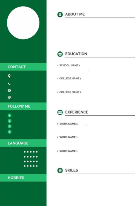 Plantilla de Cover letter template | PosterMyWall