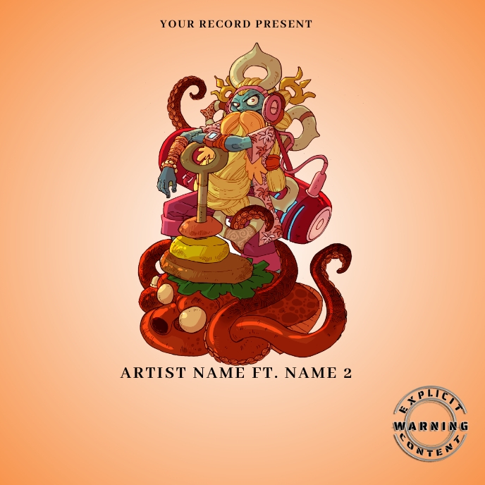 Cover Mixtape/Album Cover Art Template | PosterMyWall