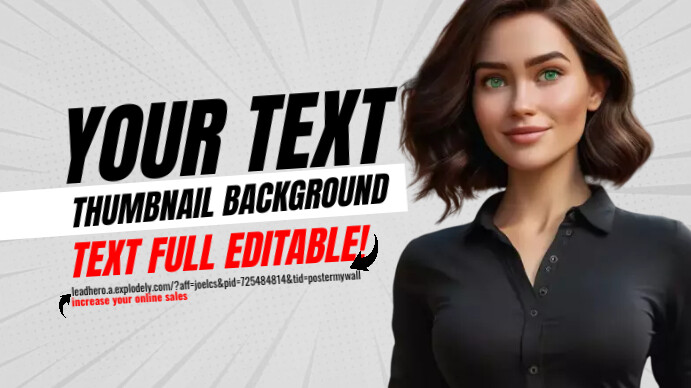 cover Youtube thumbnail sale Template | PosterMyWall