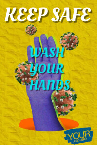 Wash Your Hands Before Leaving This Room Template | PosterMyWall
