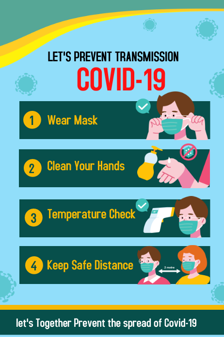 Covid-19 Template | PosterMyWall