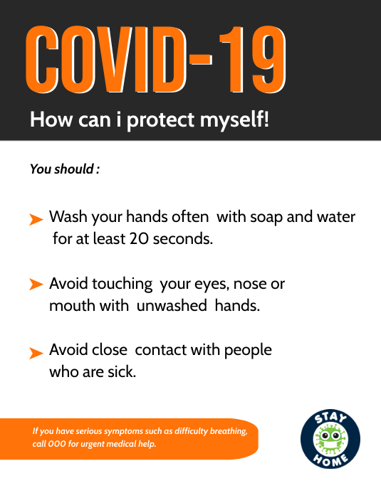 COVID-19 HELPLINE FLYER Template | PosterMyWall