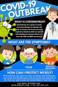 Covid-19 Outbreak Poster Template | PosterMyWall