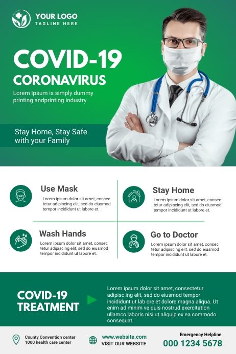 Covid-19 Poster Template | PosterMyWall