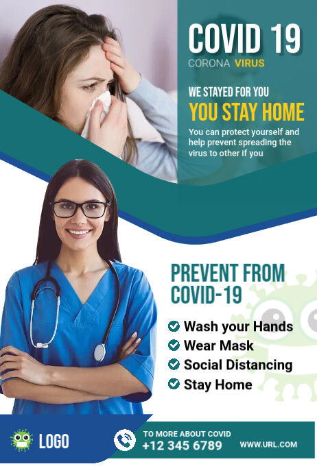 Covid-19 Poster Template | PosterMyWall