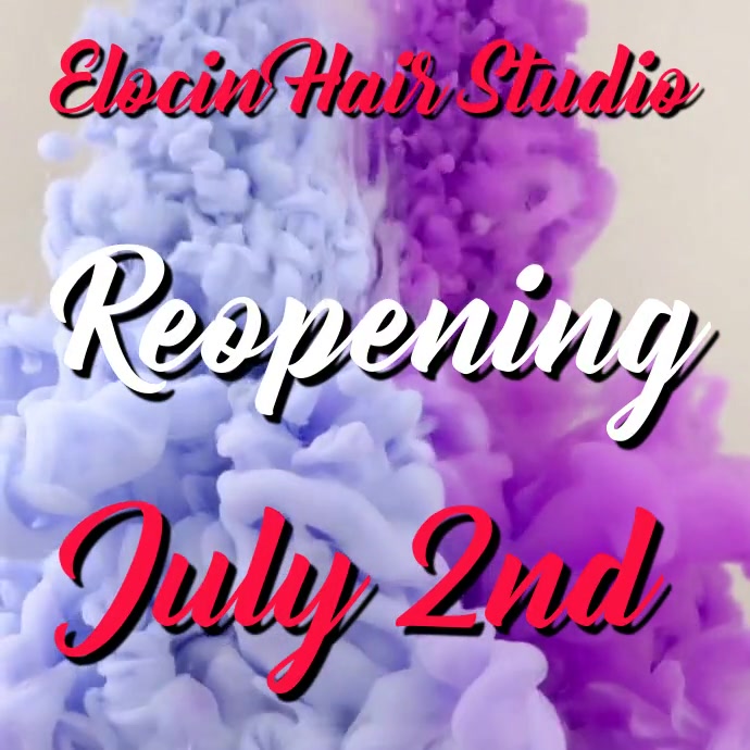 COVID-19 REOPENING Template | PosterMyWall