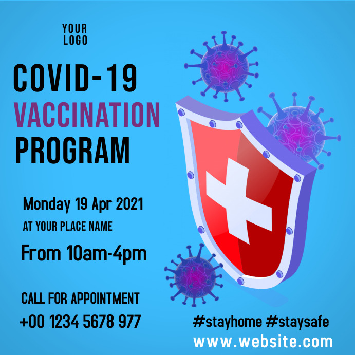 COVID-19 template | PosterMyWall