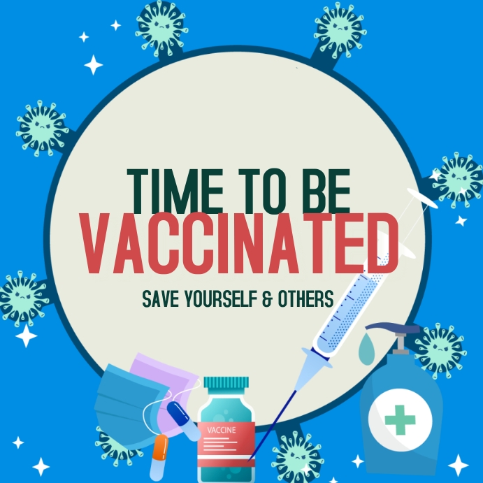 Covid-19 vaccination poster Template | PosterMyWall