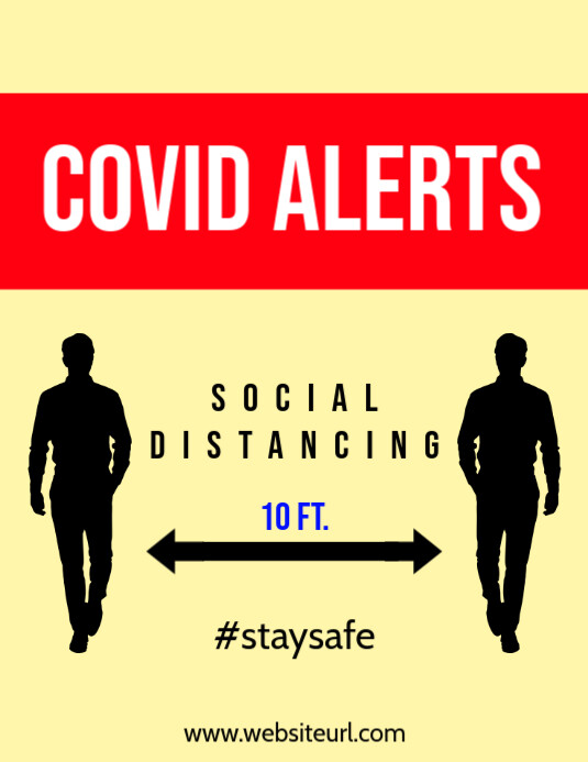 Covid Alert Poster Template | PosterMyWall