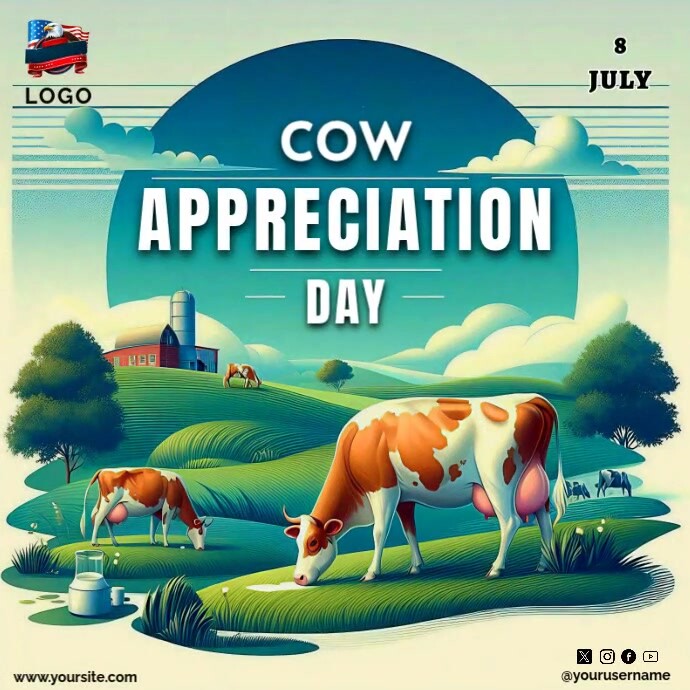 Cow Appreciation Day Template | PosterMyWall