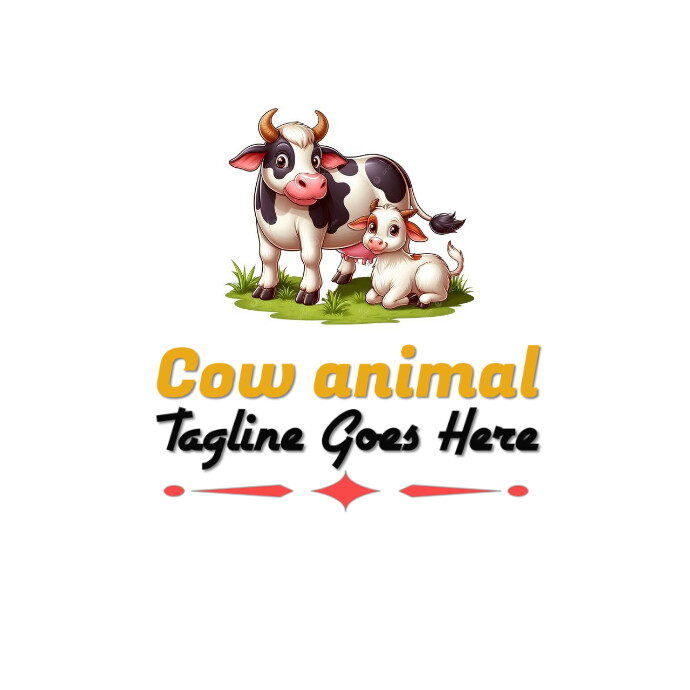 Cow Template | PosterMyWall