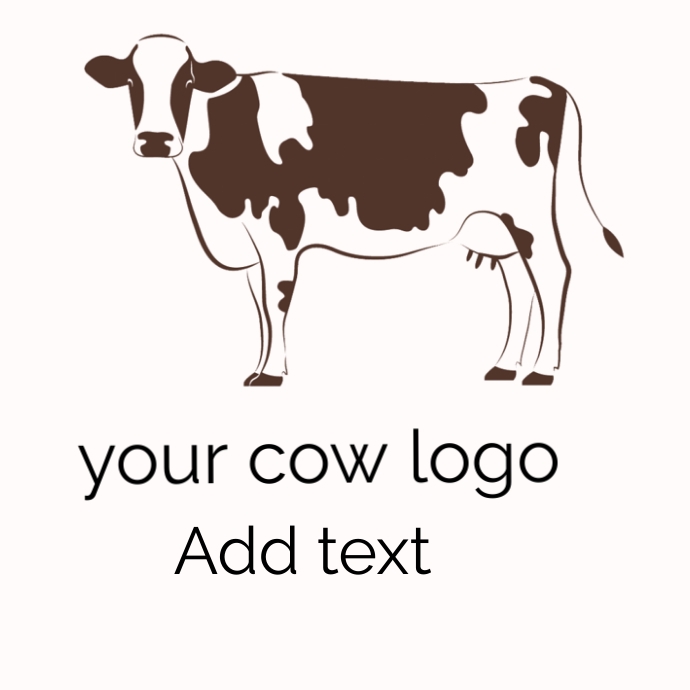Cow logo Template | PosterMyWall