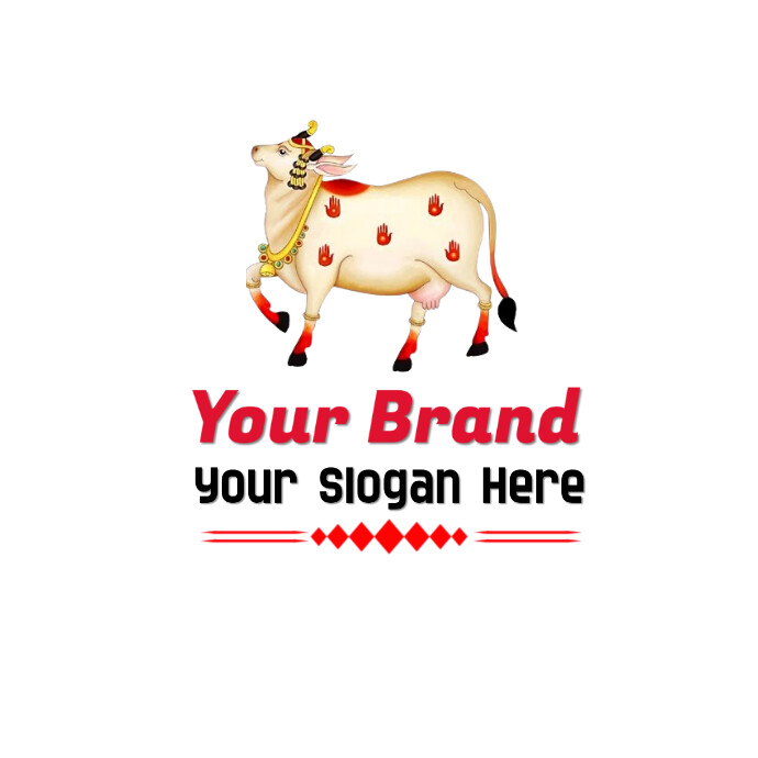 Modèle Cow logo | PosterMyWall