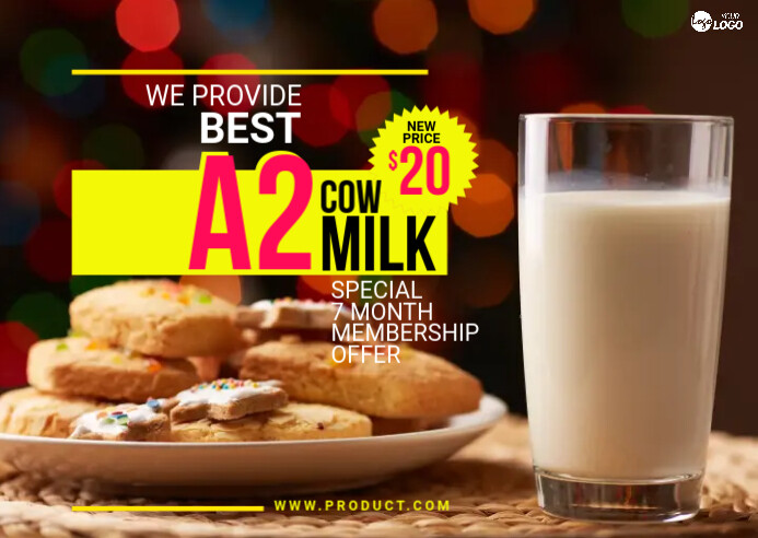 Cow Milk Sale Template | PosterMyWall