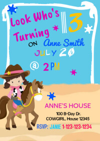 70+ cowgirl flyer Customizable Design Templates | PosterMyWall